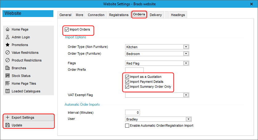 How to download your orders and import registrations – eStore
