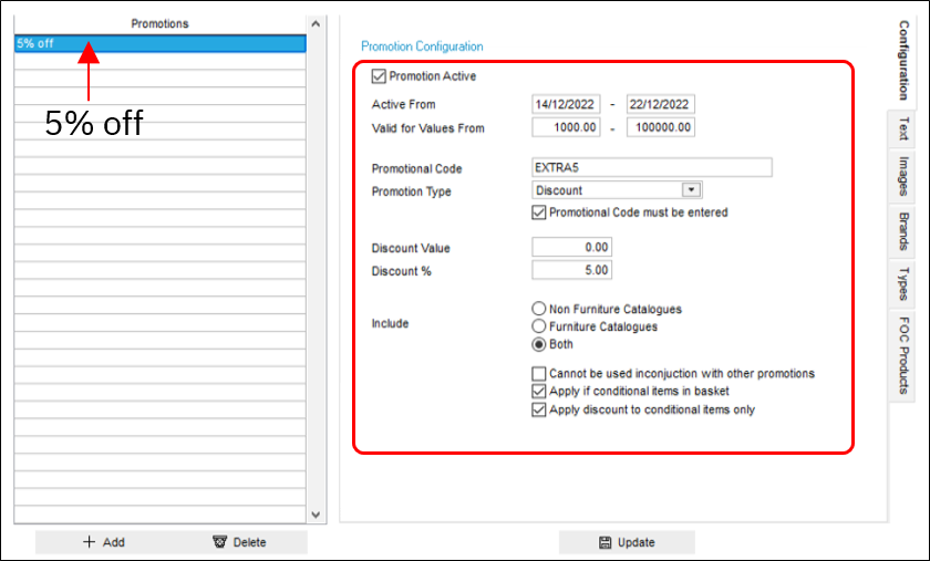 Promotions – eStore