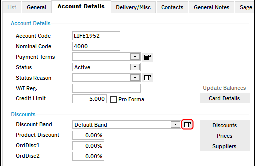 Applying different terms to trade customer accounts – eStore