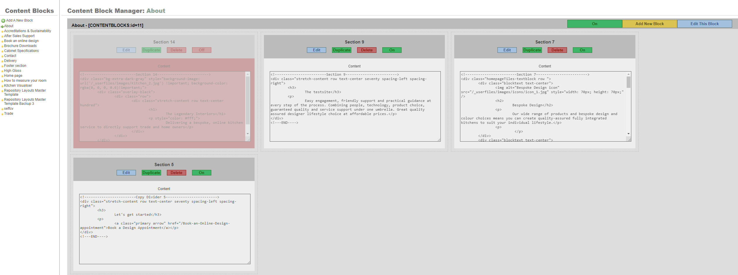 Blocks Module Content Blocks Estore