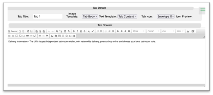 Blocks Module: Tabs – eStore