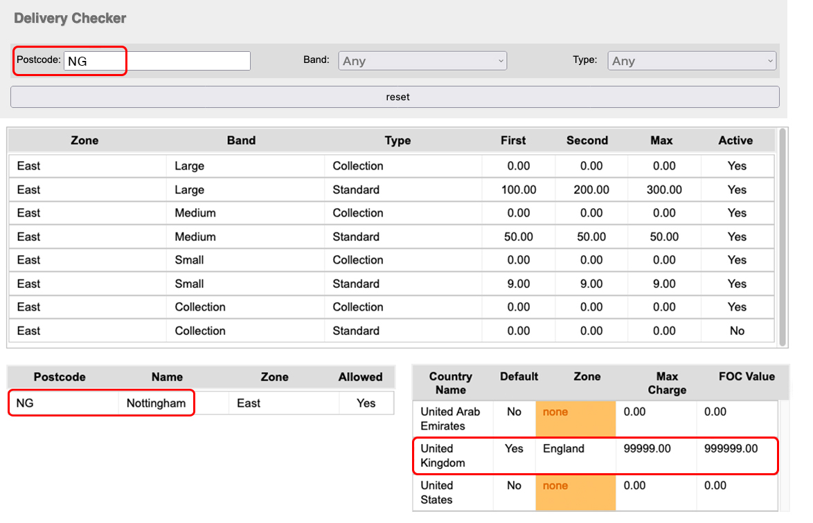 Delivery Checker – eStore